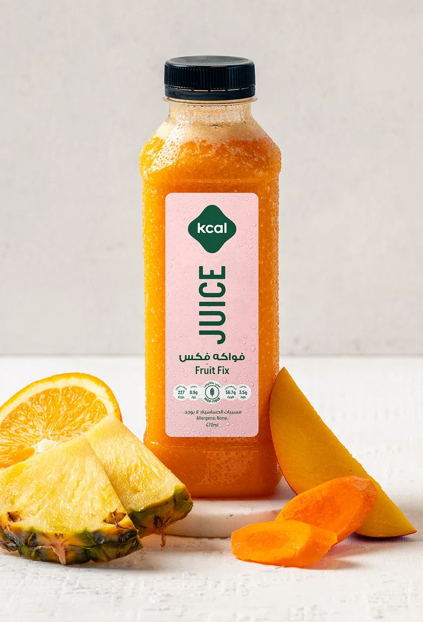 Kcal Restaurants UAE - Fresh Juices - Fruit Fix